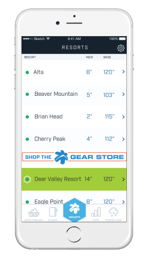 Utah Snow Report - Mobile Apps and TV Display - Ski Utah